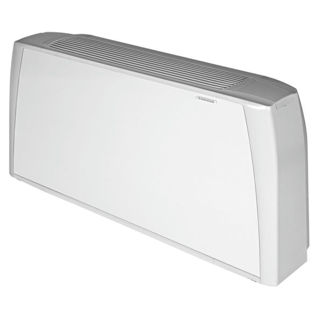 Fancoil Sabiana 4trubkový parapetní opláštěný CARISMA levý s DC motorem CRC-ECM 43+1 MV ...